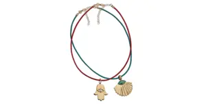 Jennifer Zeuner Jewelry Talbot Short Teal Leather