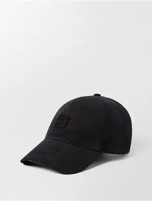 Calvin Klein Lunar New Year Emblem Logo Baseball Cap Black