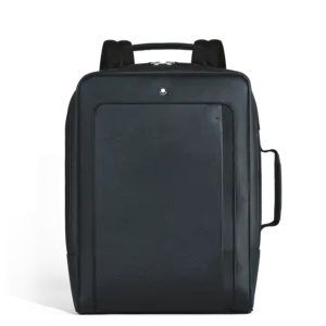 Montblanc Companion Rectangular Backpack - Tweed Blue