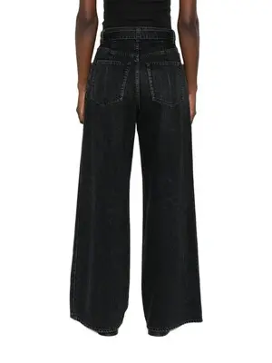 Sacai Wide-leg Denim Jeans