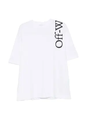 Off-White Vertical Bookish Skate Cotton T-shirt - White