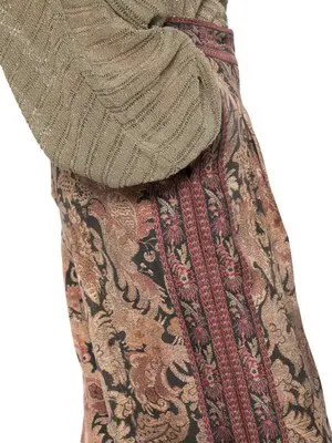 PIERRE-LOUIS MASCIA Printed Silk Trousers