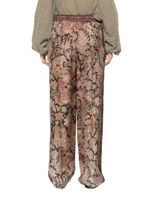 PIERRE-LOUIS MASCIA Printed Silk Trousers