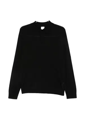 Paul Smith Wool Polo Shirt - Black