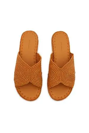 LoveShackFancy Carrie Forbes Salon Raffia Sandals