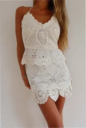 Loveshackfancy Crochet Camis Tanks For Women