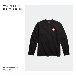 Canada Goose Vantage Long Sleeve T-shirt - Black