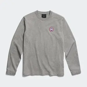 Canada Goose Vantage Long Sleeve T-shirt Stone Heather