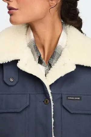 Canada Goose Ash Lightweight Bomber - Dusk Blue/bone
