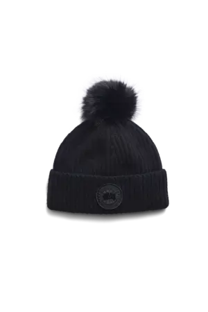 Canada Goose Cashmere Blend Pom Toque - Black
