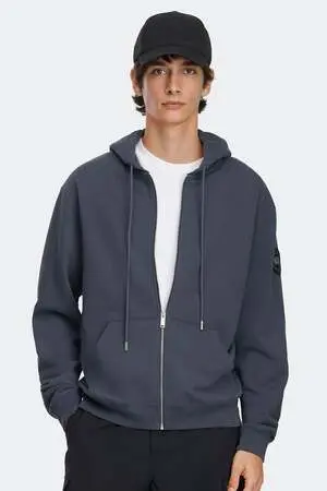 Canada Goose Loon Full Zip Hoodie - Dusk Blue