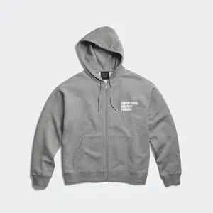 Canada Goose Rove Globe Relaxed Full Zip Hoodie - Stone Heather