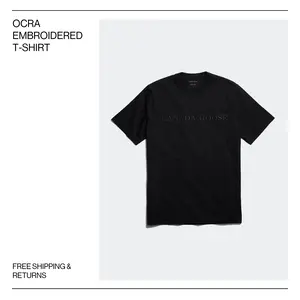 Canada Goose Ocra Embroidered T-shirt - Black