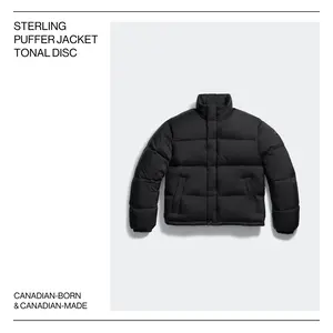 Canada Goose Sterling Puffer Jacket Tonal Disc - Black