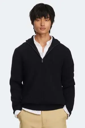 Canada Goose Mckinney Knit Quarter Zip - Black