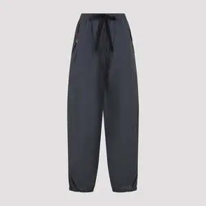 Prada Paint Nts Straight-leg Wool-mohair Pants For - Blue