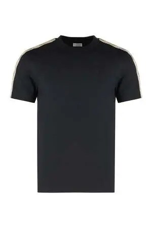 Burberry Tone-on-tone Logo Embroidered T-shirt