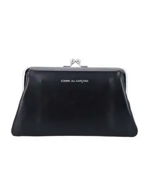 Comme Des Garçons Kiss-lock Medium Wallet - Nero