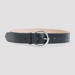 Phoebe Philo Round Buckle Mini Leather Belt