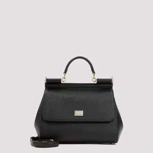 Dolce & Gabbana Saffiano Leather Sicily Mini Handbag 25cm X 19cm X 12cm