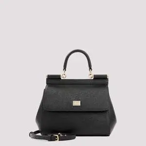 Dolce & Gabbana Medium Sicily Handbag - Black