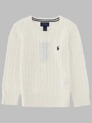 Polo Ralph Lauren Baby Cable-knit Long-sleeve Sweater