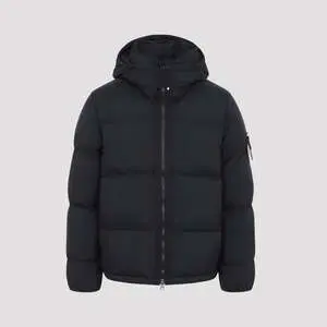 Stone Island Fw26 Down Jacket In 100% Polyamide - Black