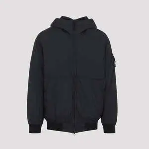 Stone Island Polyamide Bomber Jacket With Hood