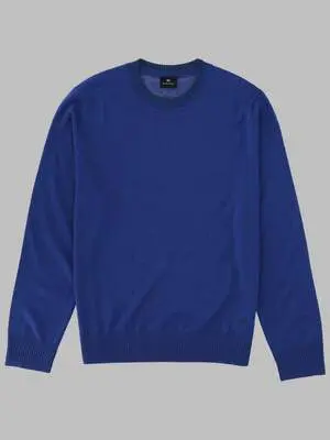 Paul Smith Merino Wool Crewneck Sweater - Blue