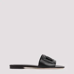 Dolce & Gabbana Flat Slide Sandals For - Black