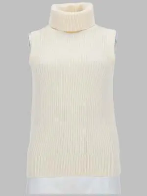 Michael Kors Sleeveless Turtleneck Knit Sweater Vest