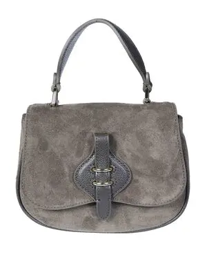 COCCINELLE Sophisticated Mini Suede Crossbody Bag - Grigio