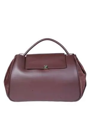 COCCINELLE Mini Handbag In Chic Two-tone Design - Rosso