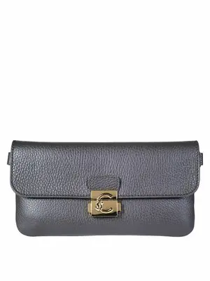 COCCINELLE COCCINELLE Mini Lock Crossbody Bag Grigio