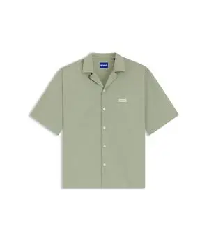 Hugo Relaxed-fit Shirt In Cotton Poplin