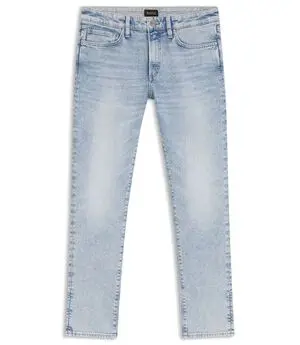 BOSS Slim-fit Jeans In Silk-blend Denim