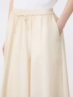 Max Mara Long Water-repellent Canvas Skirt