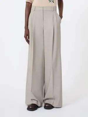 Max Mara Wide-leg Woollen Cloth Trousers