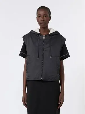 Max Mara Reversible Water-repellent Canvas Padded Gilet