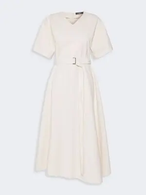 Max Mara Washed Cotton Dress - Ecru