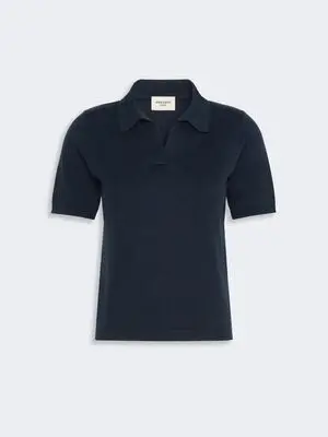Max Mara Silk And Cotton Yarn Sweater - Navy