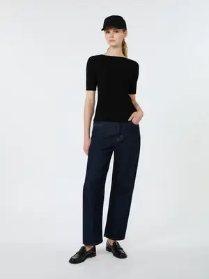 Max Mara Slim-fit Stretch Viscose Sweater