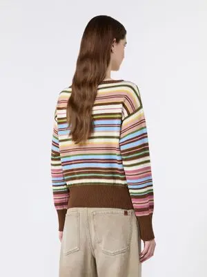 Max Mara Pure Cotton Yarn Sweater