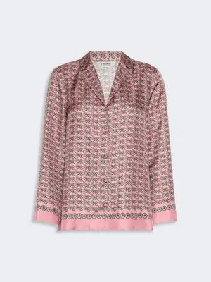 Max Mara Printed Silk Shirt