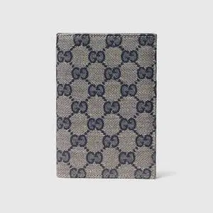 Gucci Essence Classic Passport Case Leather - Blue