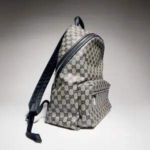 Gucci Essence Classic Medium Backpack Gg Canvas