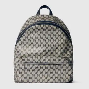 Gucci Gg Canvas Medium Backpack - Blue