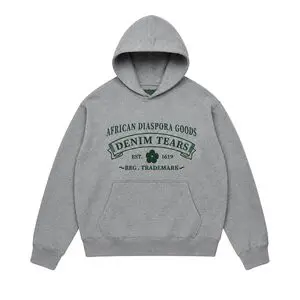 DENIM TEARS Adg Hoodie /green - Grey