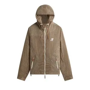 Kith X New Balance Tech Gingham Madison Vi Jacket 'legacy - Tan