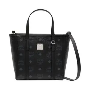Mcm Toni Vi Shopper Mini Bag - Black